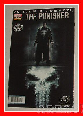 PUNITORE - MARVEL MINISERIE 55 - The Punisher IL FILM A FUMETTI Gadget TATUAGGI - iCollezionisti