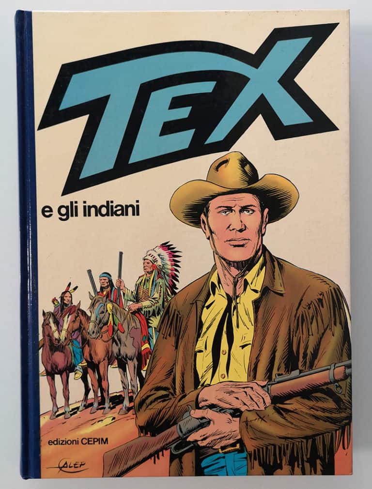 TEX CARTONATO - TEX E GLI INDIANI prima edizione CEPIM Bonelli 1980 ...