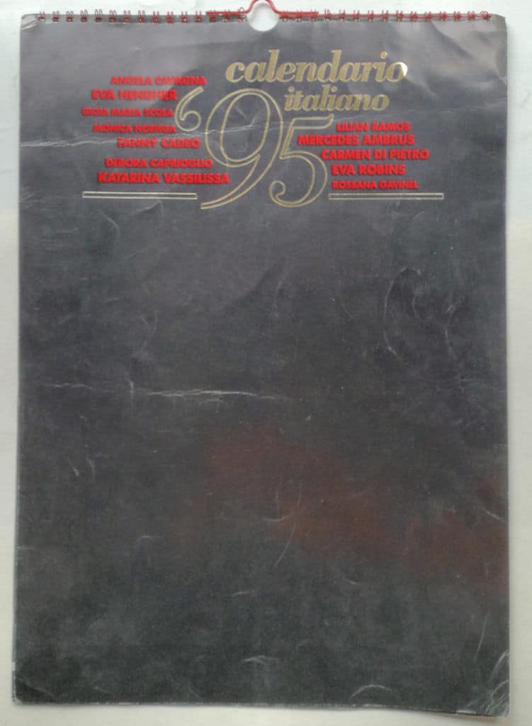 Calendario Italiano 1995 PENTHOUSE Eva Hengher Carmen Di Pietro Eva ...