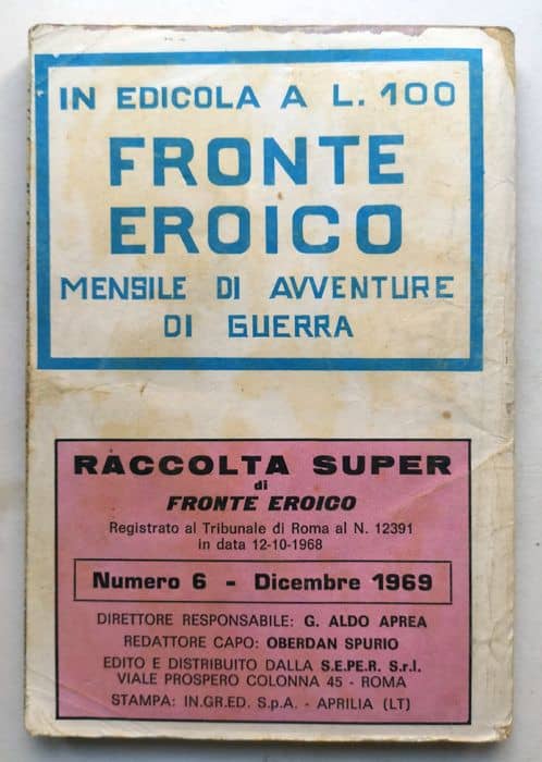 FRONTE EROICO RACCOLTA SUPER 6 ricopertinati CROCE DI GUERRA Cancellieri - iCollezionisti