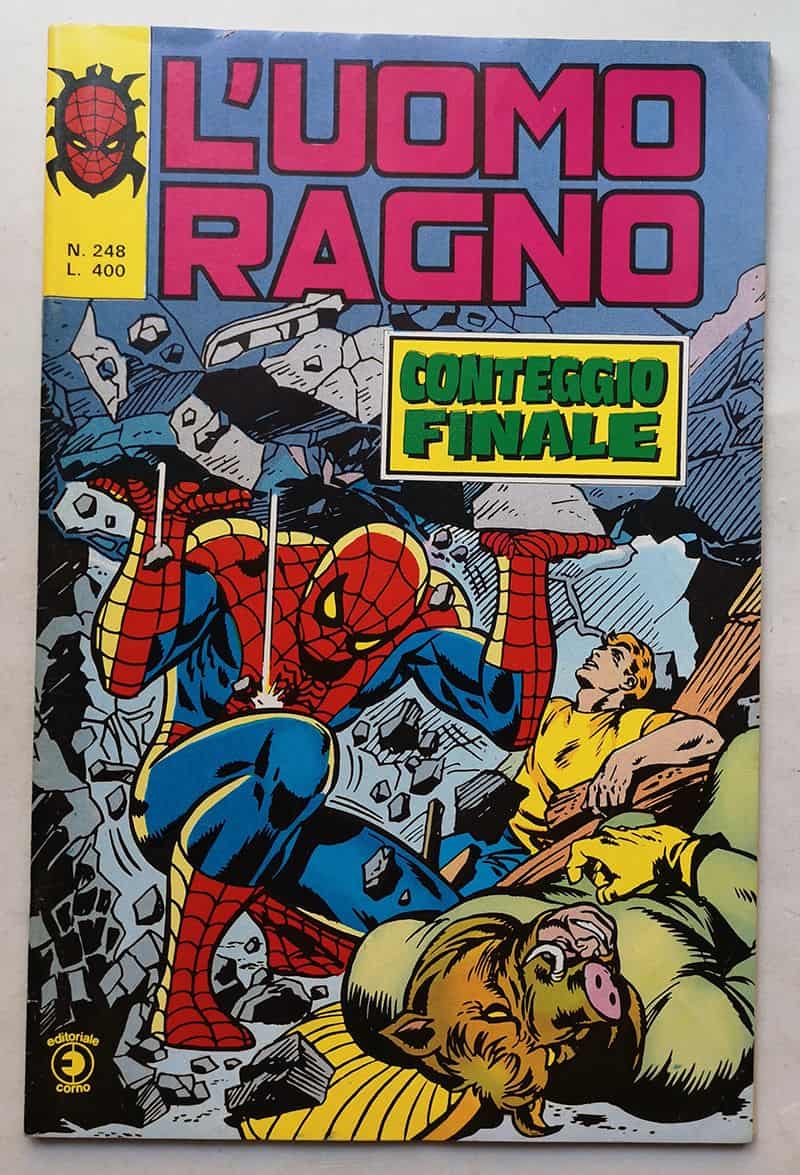 L'UOMO RAGNO n° 248 Editoriale Corno 1979 - iCollezionisti