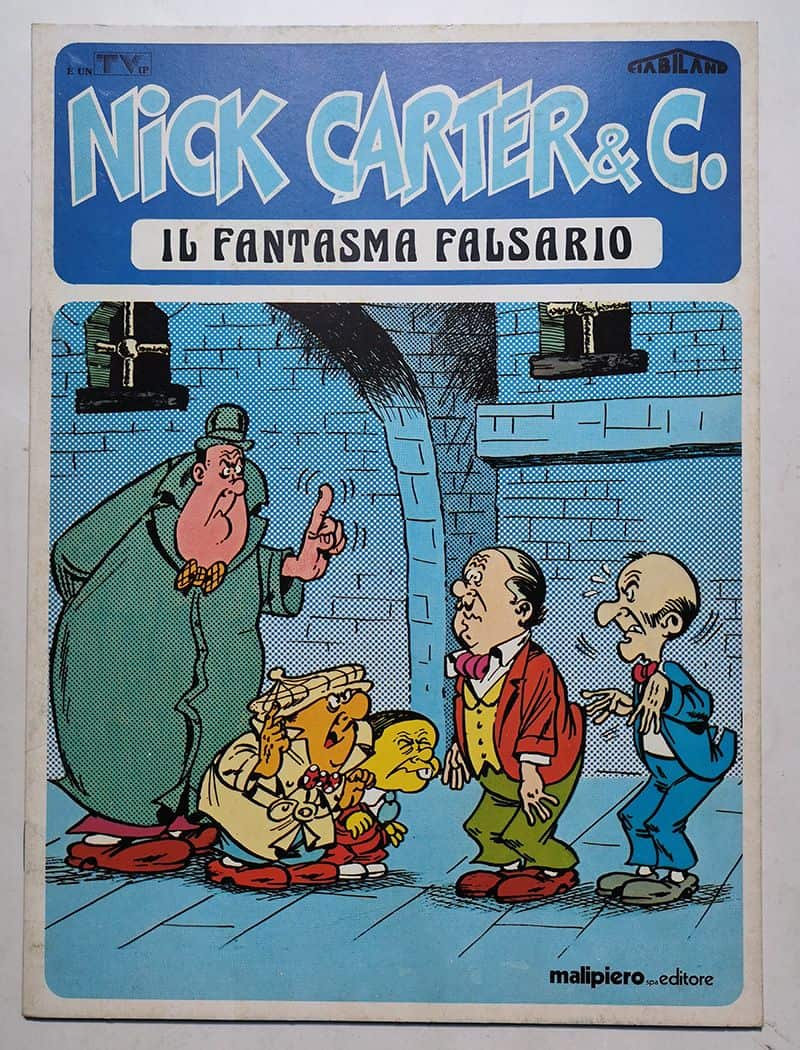 NICK CARTER & C 4 il fantasma falsario MALIPIERO 1978 Bonvi ...