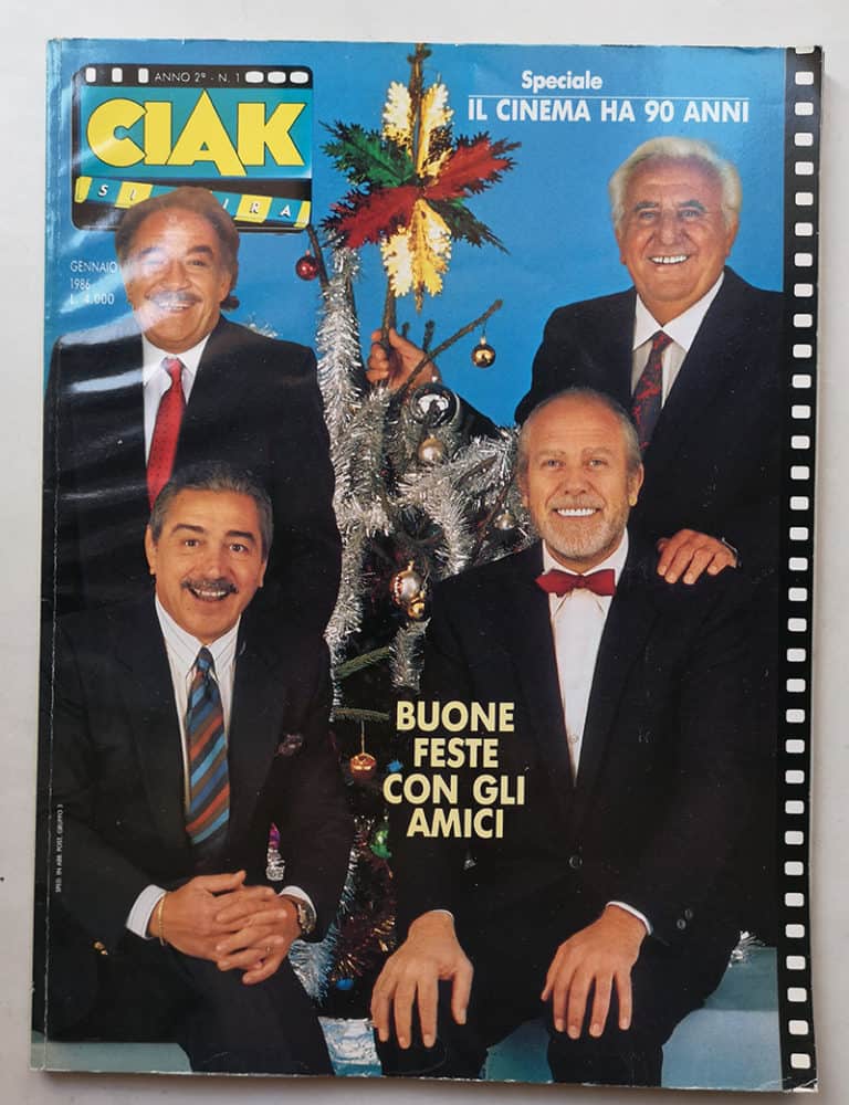 CIAK n° 1 - 1986 CLINT EASTWOOD Arnold Schwarzenegger AMICI MIEI ...