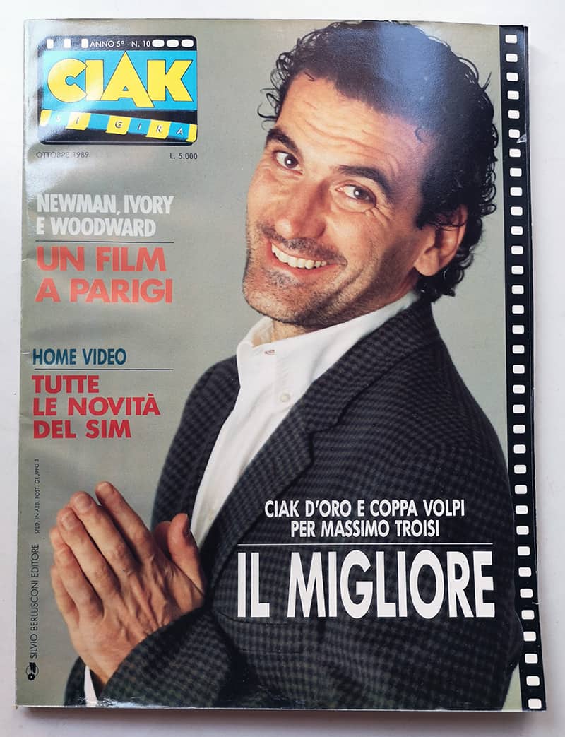 CIAK n° 10 - 1989 MASSIMO TROISI Newman IVORY Woodward - iCollezionisti