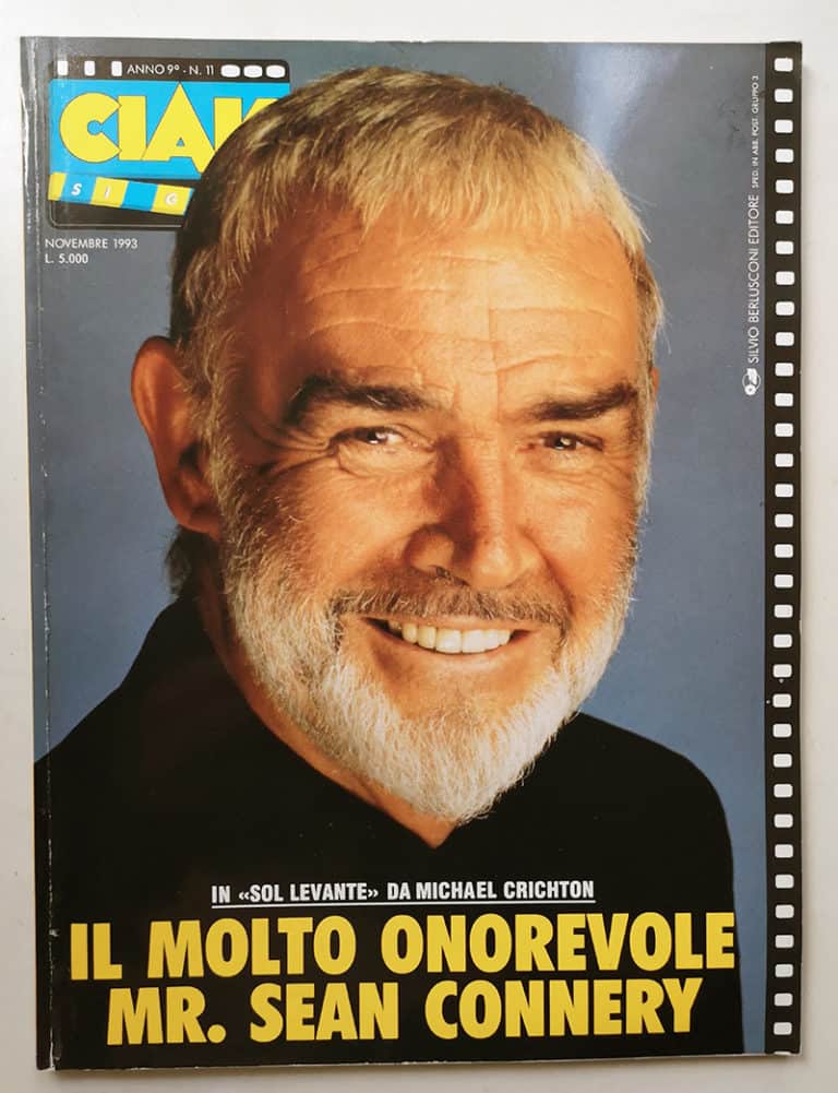 CIAK n° 11 - 1993 SEAN CONNERY James Dean JOHN MALKOVICH - iCollezionisti