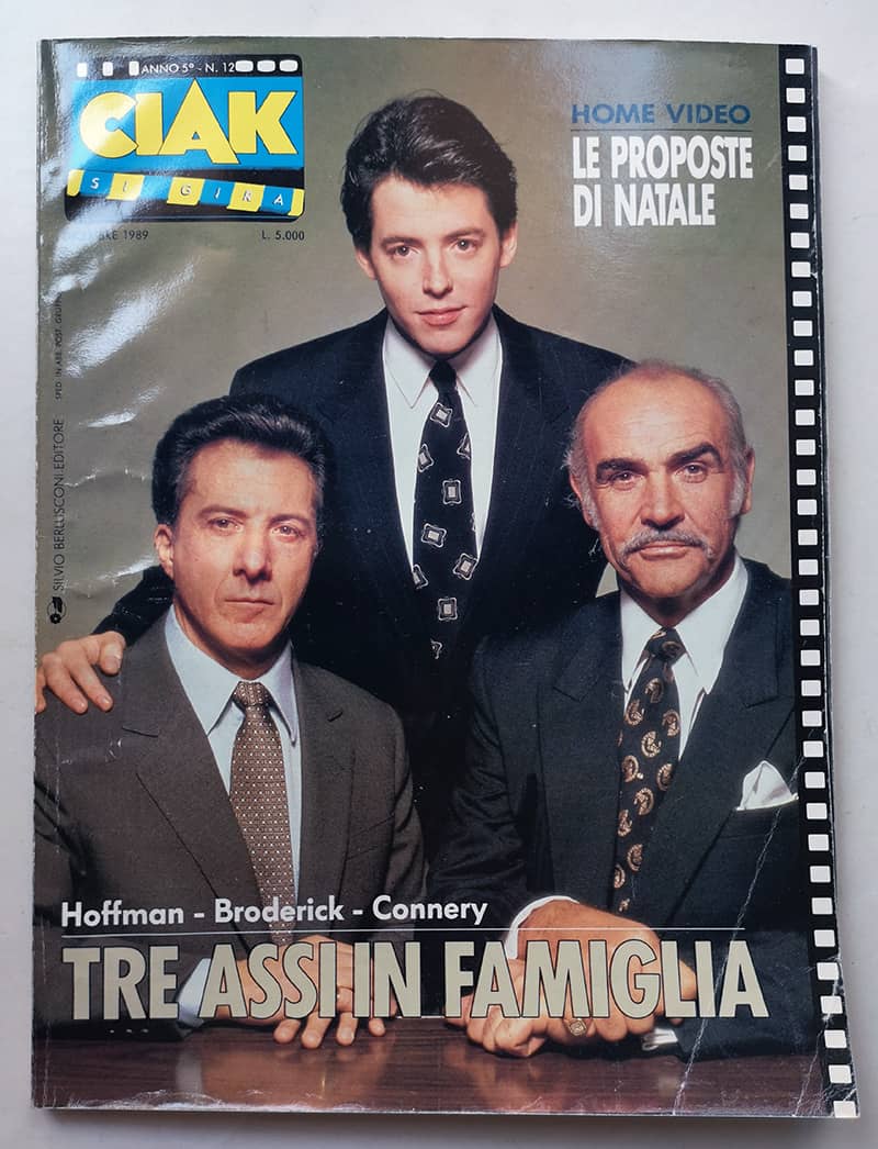 CIAK n° 12 - 1989 CONNERY Broderick HOFFMAN Laura Antonelli ...
