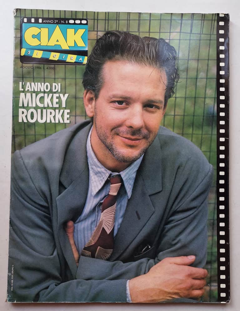 CIAK n° 8 - 1986 MICKEY ROURKE Monica Guerritore BILLY WILDER ...