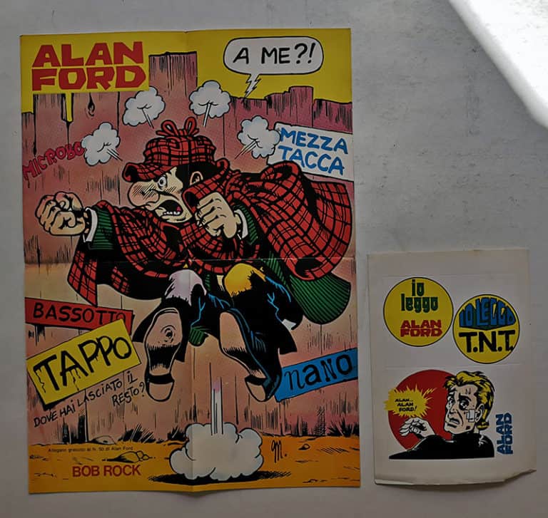 ALAN FORD 50 Poster Manifesto Adesivo CORNO 1973 - iCollezionisti