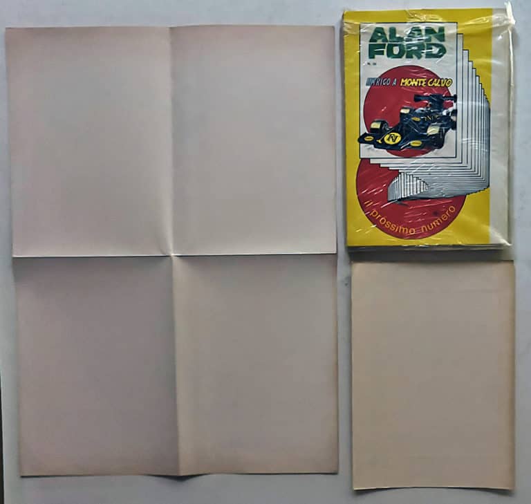 ALAN FORD 58 blisterato Poster Manifesto Adesivo CORNO 1974 ...