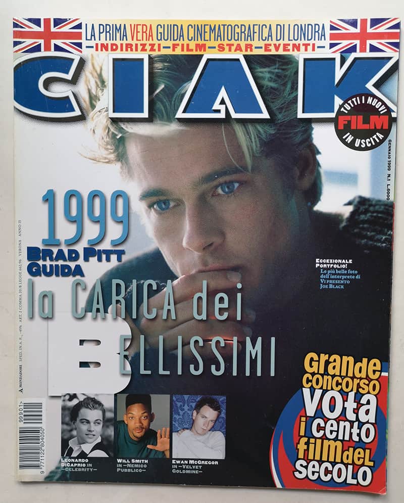CIAK n° 1 - 1999 BRAD PITT Catherine Zeta Jones J KATZENBERG ...