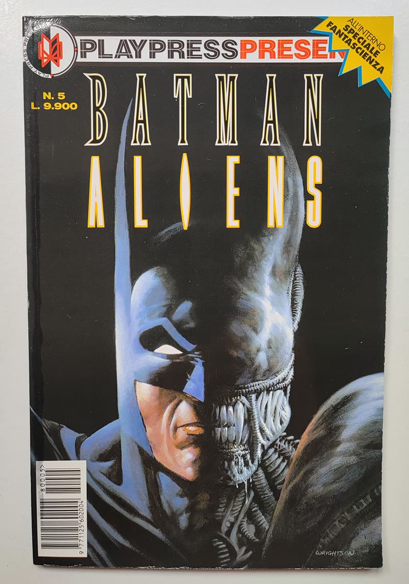Play Press presenta 5 BATMAN ALIENS Bernie Wrightson 1998 - iCollezionisti