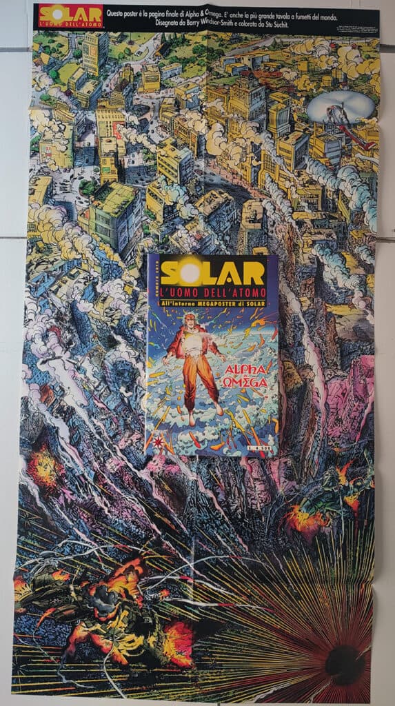 SOLAR n° 0 mega poster Barry Windsor-Smith PLAY PRESS - iCollezionisti