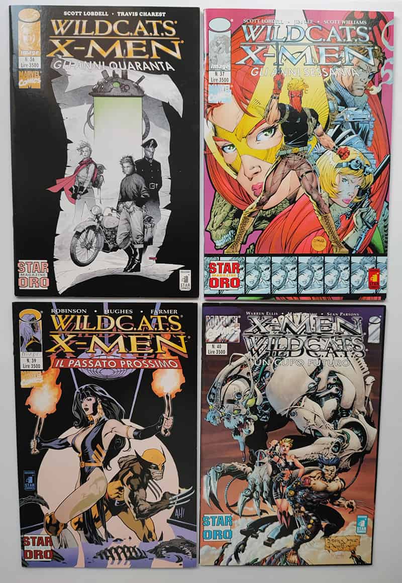 WILDCATS X-MEN 1/4 serie completa STAR COMICS 1998 - iCollezionisti