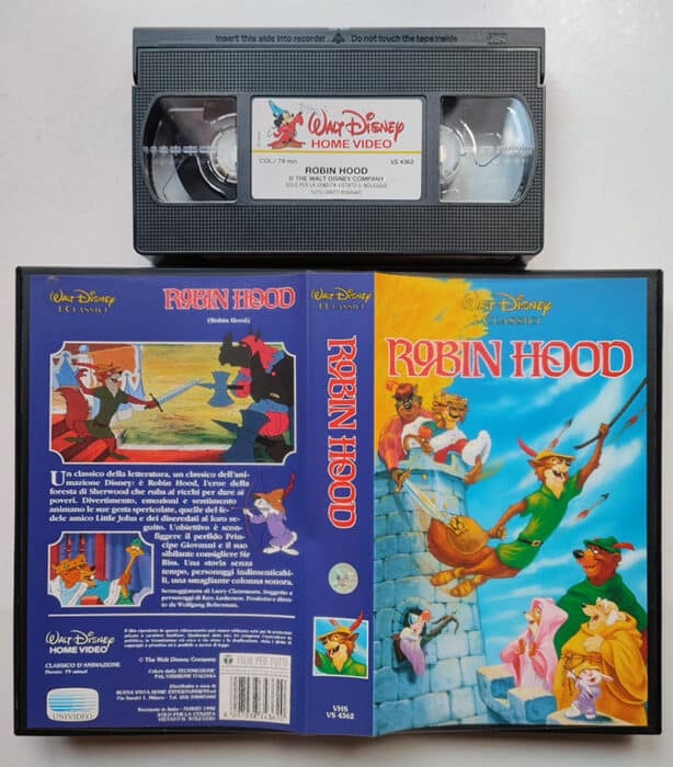 I classici Walt Disney ROBIN HOOD VHS 1992 VS 4362 - iCollezionisti
