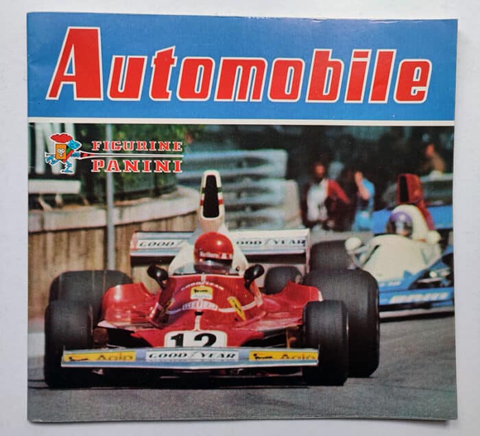ALBUM AUTOMOBILE Panini 1975 VUOTO EMPTY con cedole pubblicitarie ...