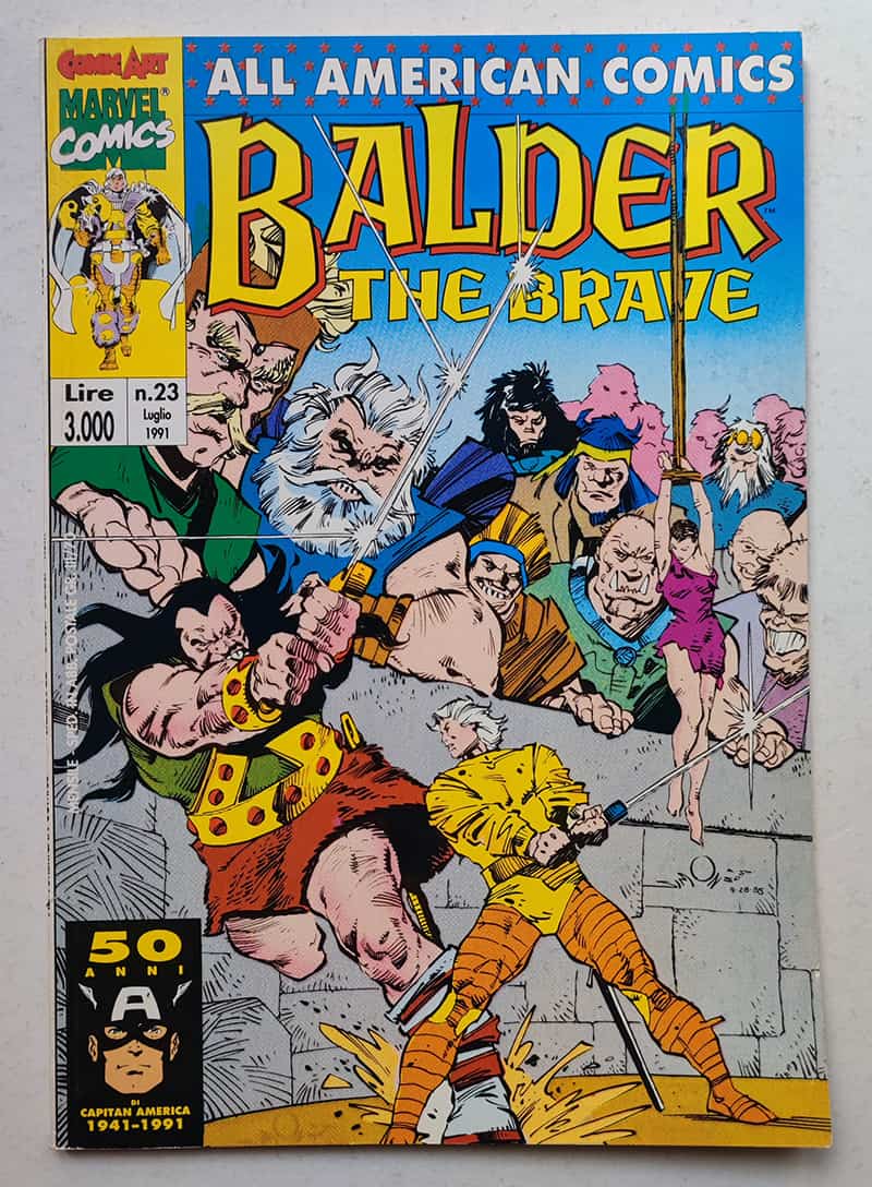 ALL AMERICAN COMICS 23 Comic Art BALDER the Brave - iCollezionisti