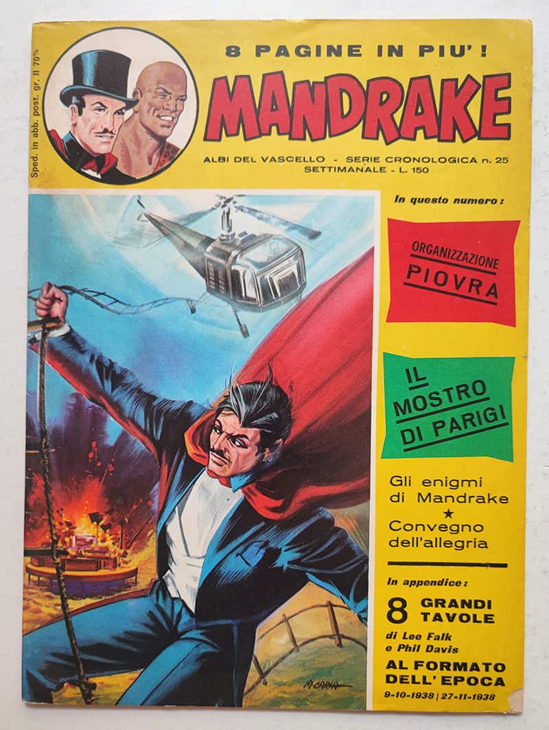 MANDRAKE Serie Cronologica 25 SPADA 1972 - iCollezionisti