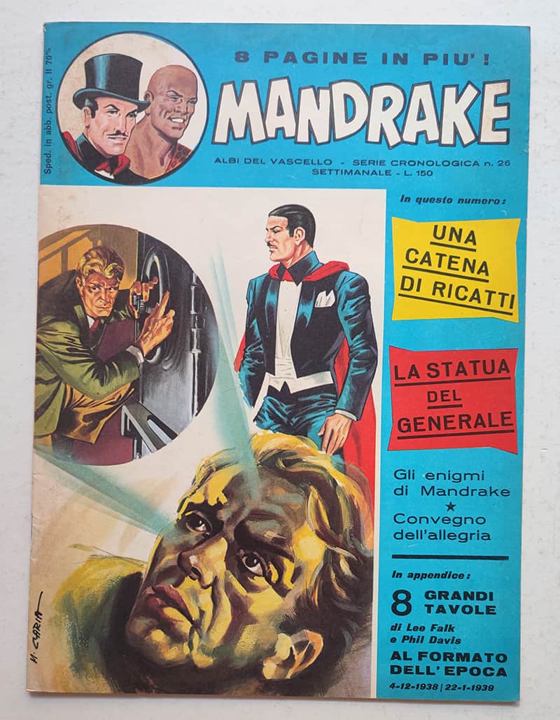 MANDRAKE Serie Cronologica 26 SPADA 1972 - iCollezionisti