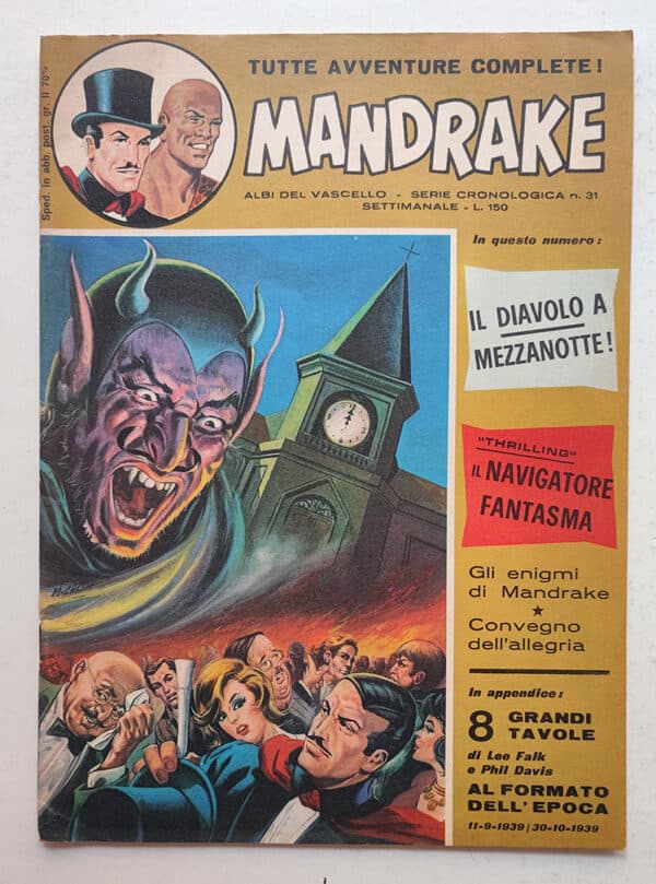 MANDRAKE Serie Cronologica 31 SPADA 1972 - iCollezionisti