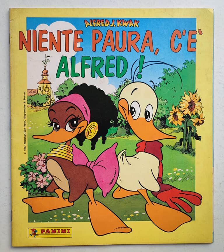 Album Figurine NIENTE PAURA C'È ALFRED Panini 1990 VUOTO - iCollezionisti