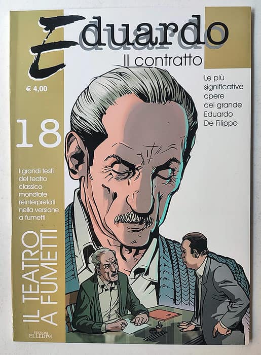 IL TEATRO A FUMETTI 18 Edoardo De Filippo IL CONTRATTO - iCollezionisti