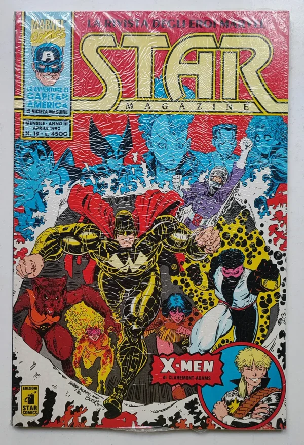 STAR MAGAZINE 19 Blisterato X MEN Capitan America - iCollezionisti