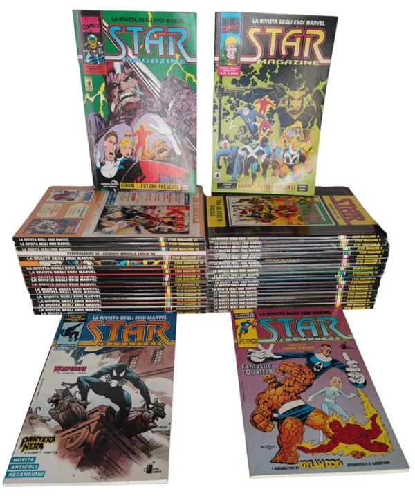 STAR MAGAZINE Serie Completa 1/42 STAR COMICS 1990 Marvel - iCollezionisti