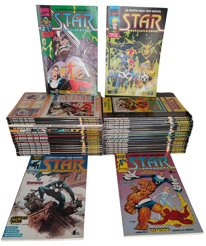 STAR MAGAZINE Serie Completa 1/42 STAR COMICS 1990 Marvel - iCollezionisti