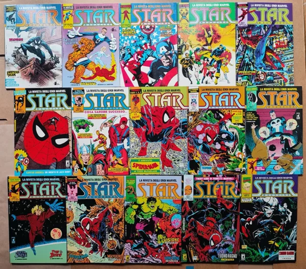 STAR MAGAZINE Serie Completa 1/42 STAR COMICS 1990 Marvel - iCollezionisti
