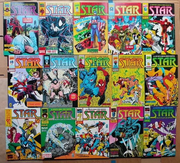 STAR MAGAZINE Serie Completa 1/42 STAR COMICS 1990 Marvel - iCollezionisti
