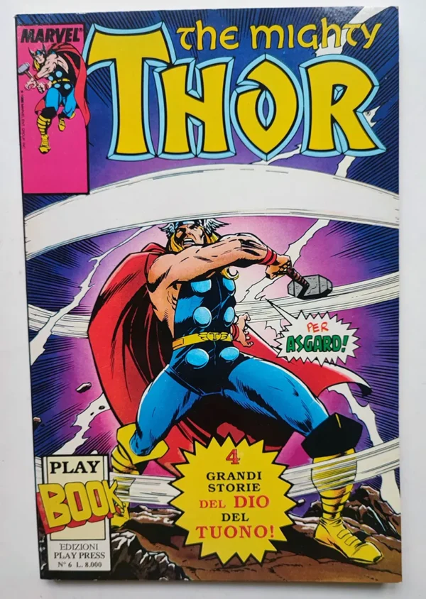 THOR Play Book N 6 PLAY PRESS 1990 Storie di Asgard - iCollezionisti
