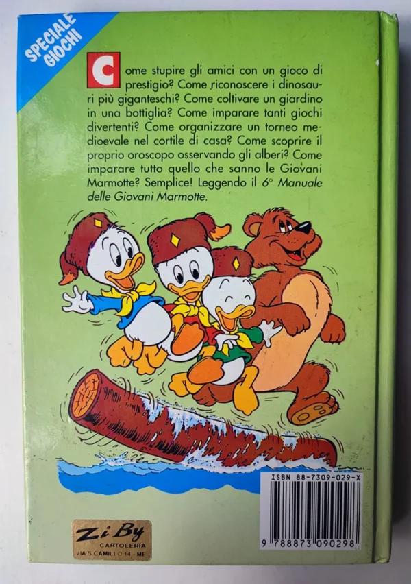 6° MANUALE delle GIOVANI MARMOTTE Disney libri 1992 - iCollezionisti