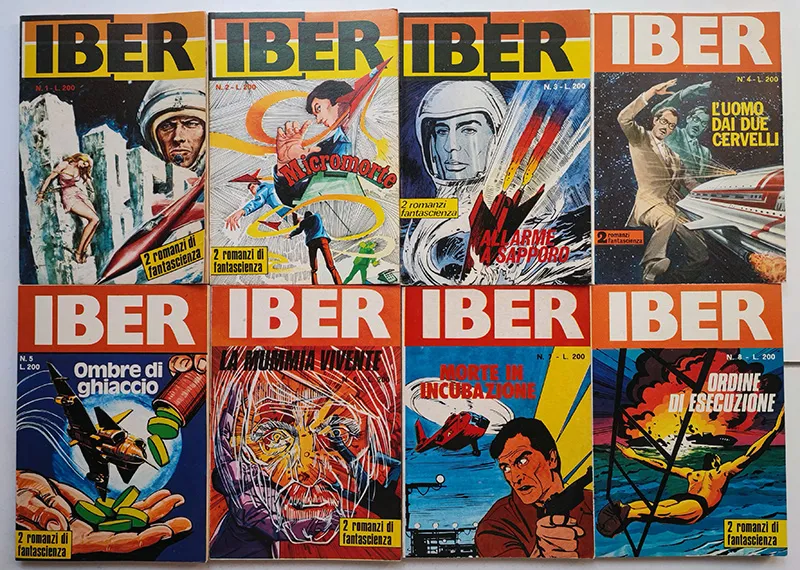 IBER Serie Completa 1/8 UNIVERSO 1973 - iCollezionisti
