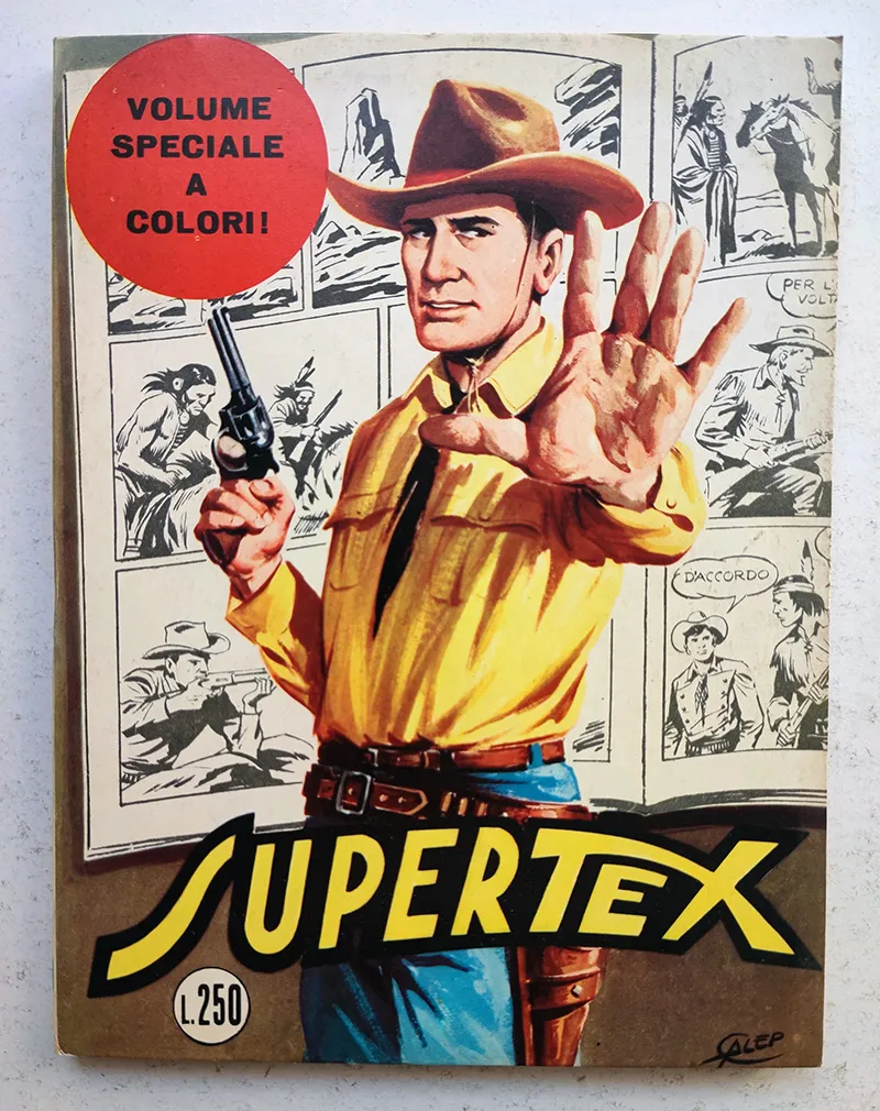 TEX 100 Supertex A COLORI Araldo 1972 tre stelle - iCollezionisti