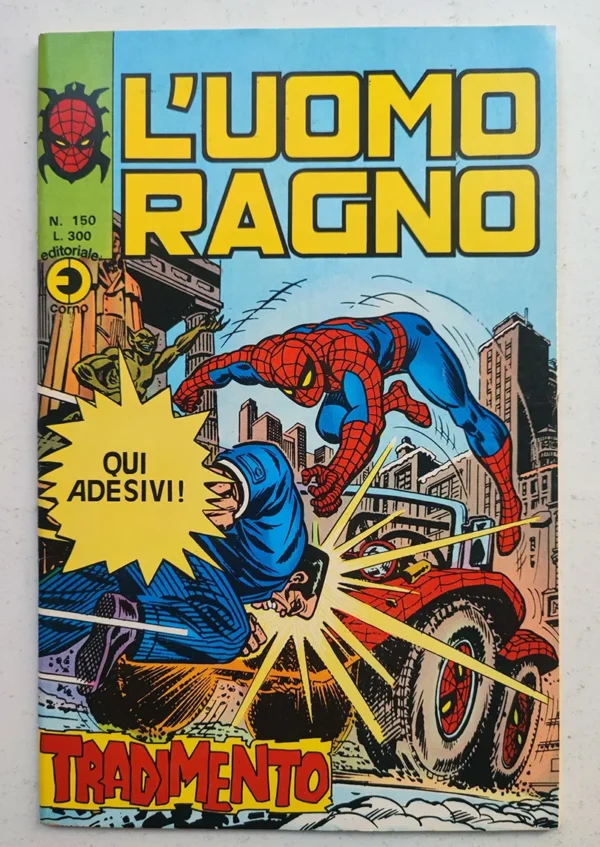 UOMO RAGNO 150 Corno 1976 ADESIVI Gadget - iCollezionisti