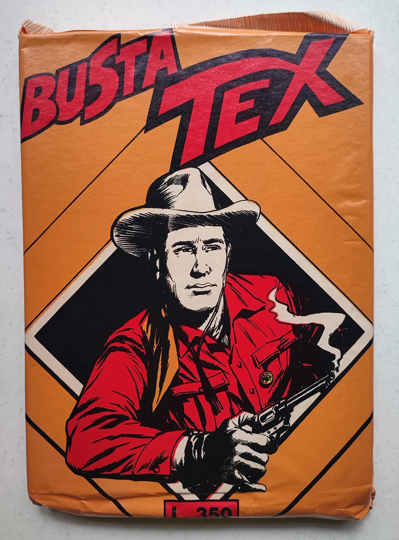 TEX Busta Sorpresa £. 350 anastatica arancione - iCollezionisti
